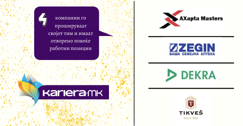 Огромен број можности за кариера, огласи за новоотворени работни ...